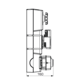 ESBE | GBA200, Circulation unit, Bivalent function